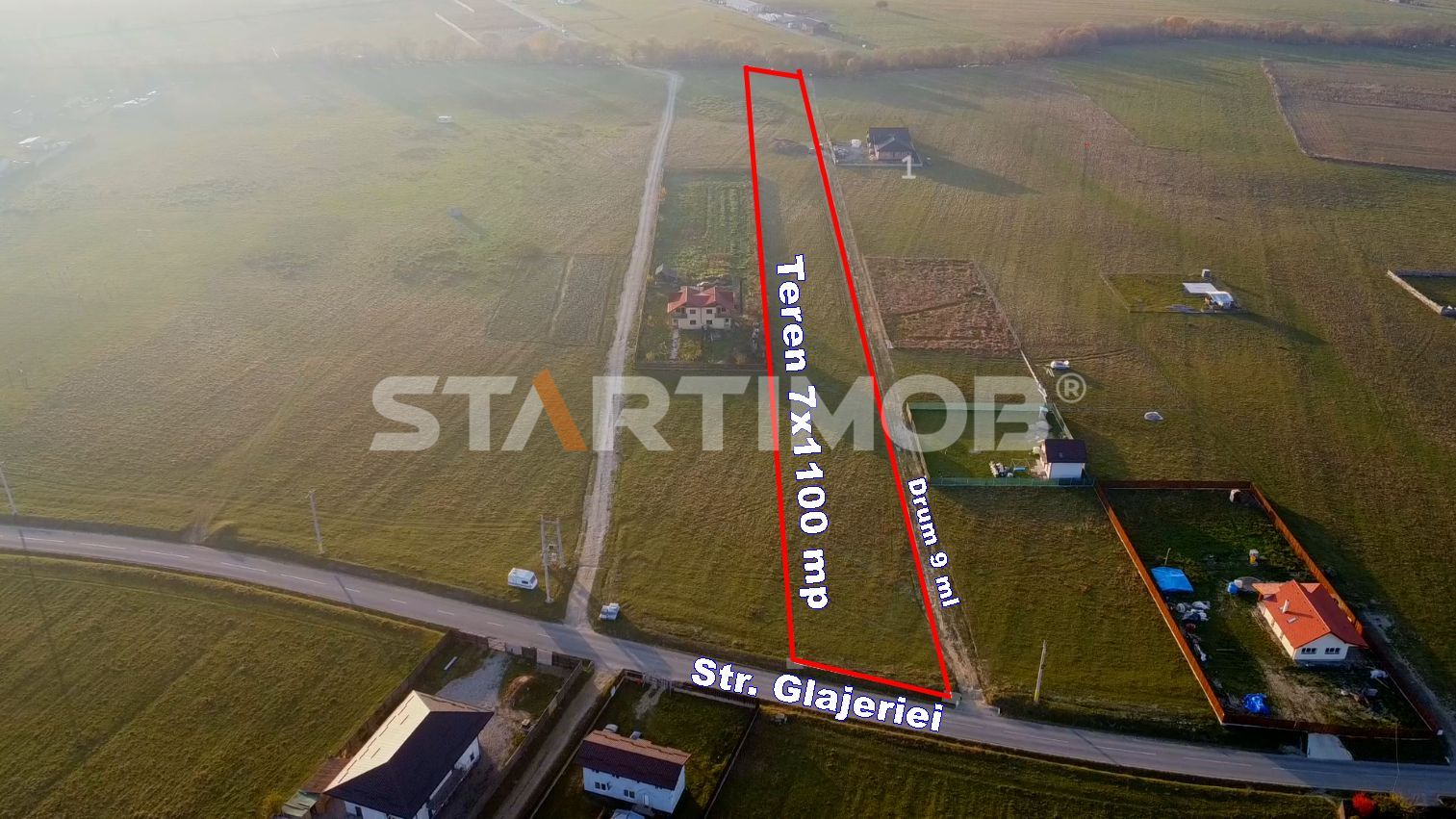 Teren cu PUZ Glajarie, Rasnov | STARTIMOB®