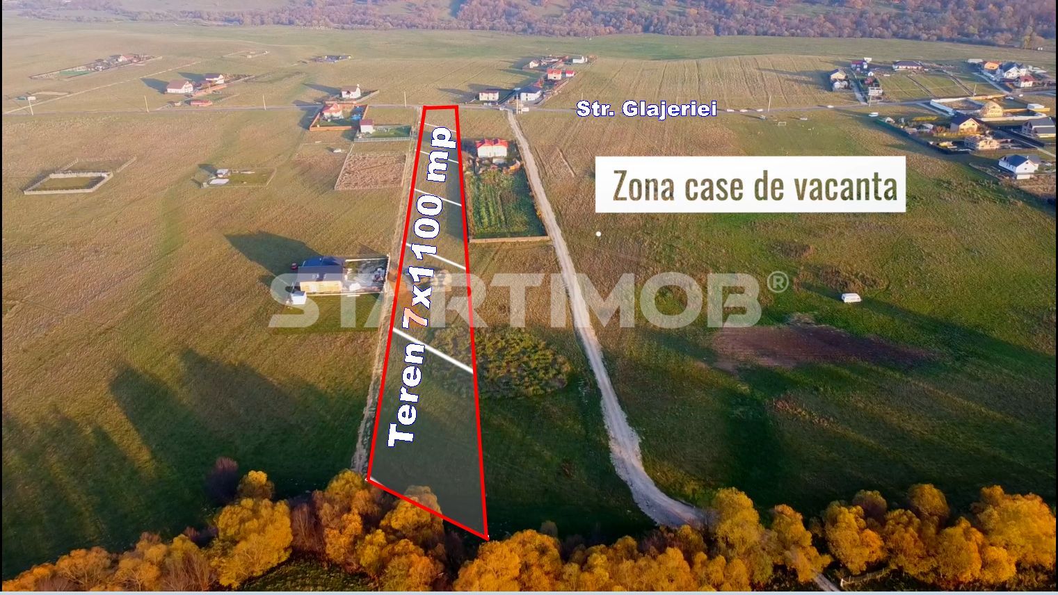 Teren cu PUZ Glajarie, Rasnov | STARTIMOB®